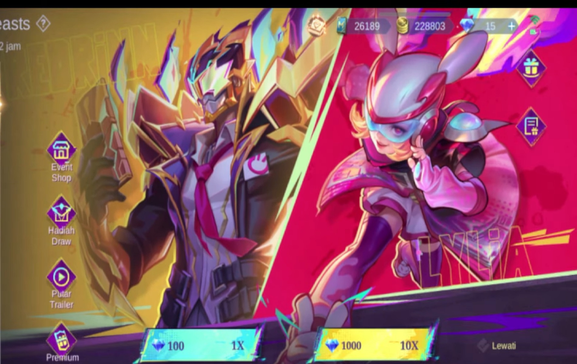 Drop Rate Skin Neobeast Mobile Legends (ML) – Esportsku