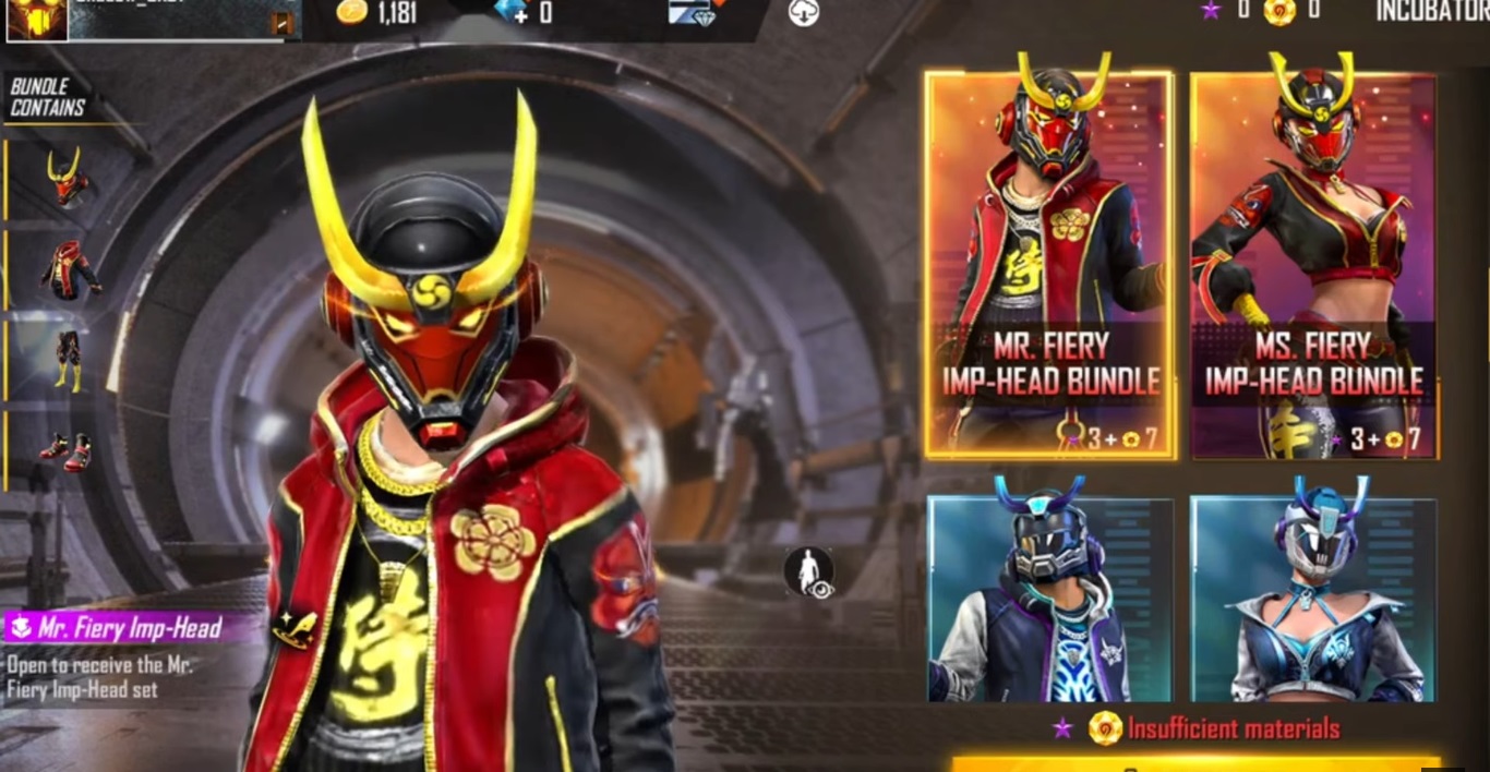 Kapan Bundle Fiery Imp Head Rilis Di Free Fire (FF) – Esportsku