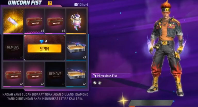 Tanggal Skin Miraculous Fist Rilis Di Free Fire (FF) – Esportsku