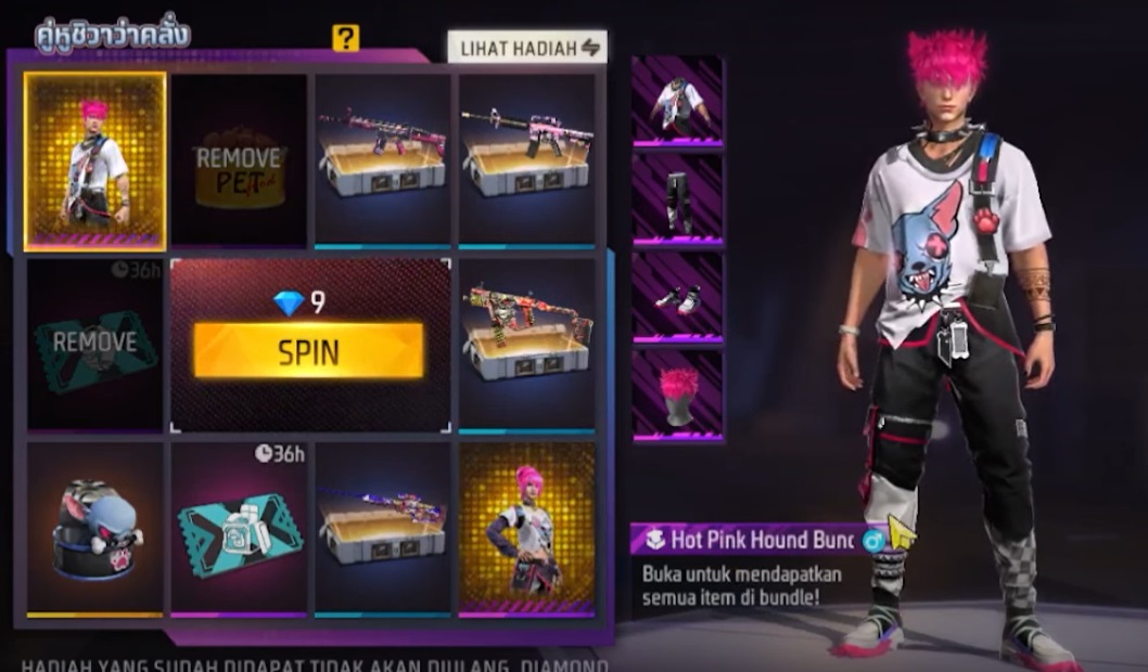 Kapan Rilis Bundle Pink Hound Di Free Fire (FF)? – Esportsku
