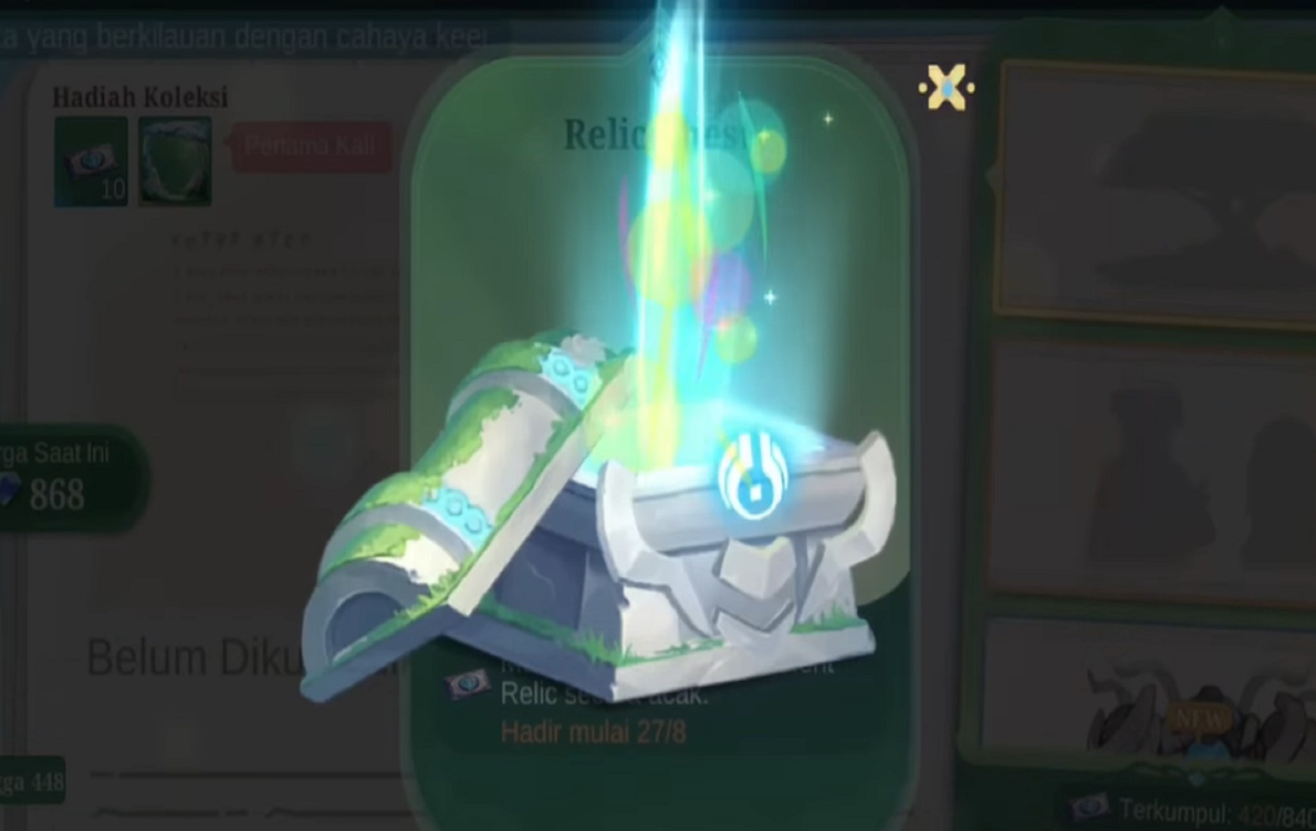 Klaim Chest Skin Kagura Beyond the Clouds Mobile Legends (ML) – Esportsku