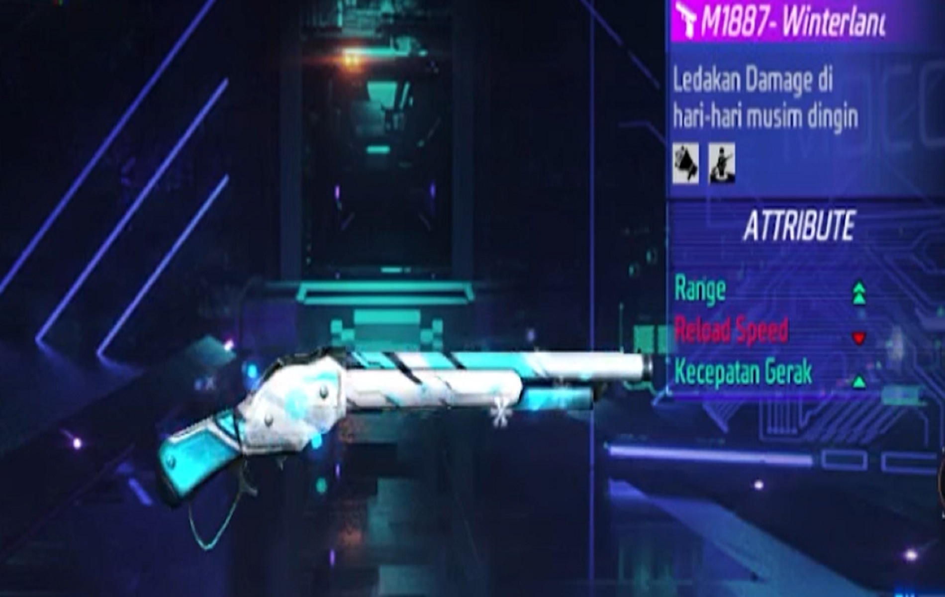 Kapan Rilis Skin SG 2 M1887 Winterland Di Free Fire (FF)? – Esportsku