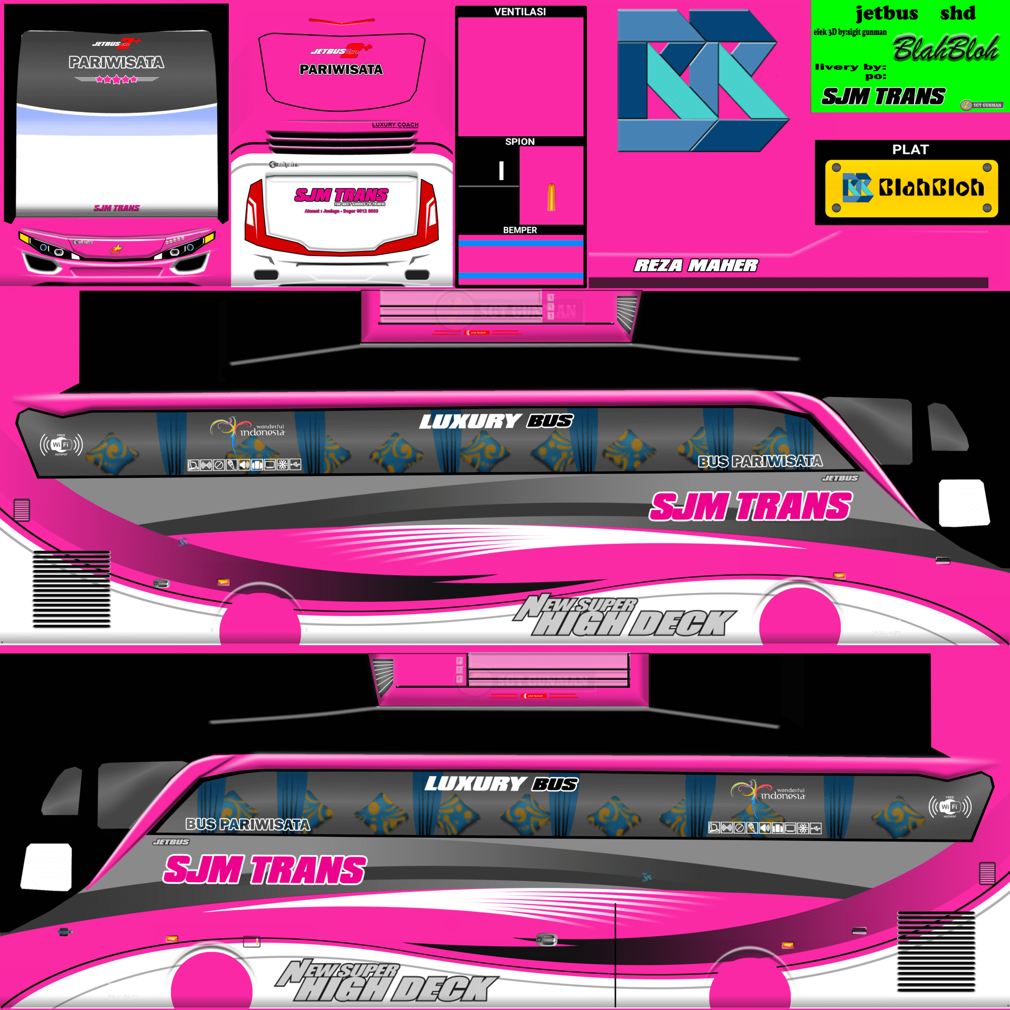 19+ Livery BUSSID Ratu Maher Series SJM Trans Keren, Ini Daftarnya ...