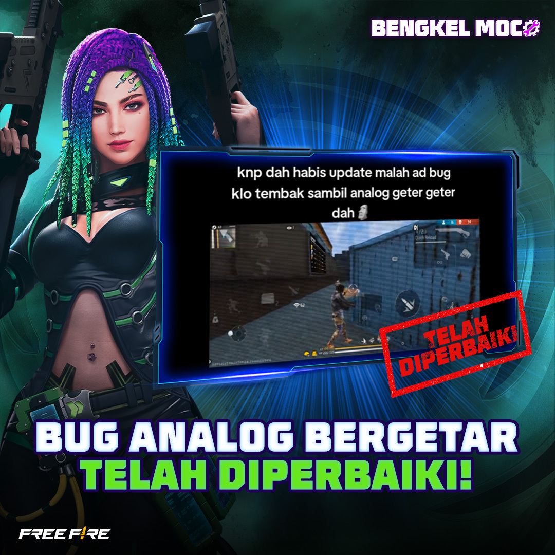 Bug Analog Bergetar FF Sudah Diperbaiki, Main Free Fire Lebih Lancar ...