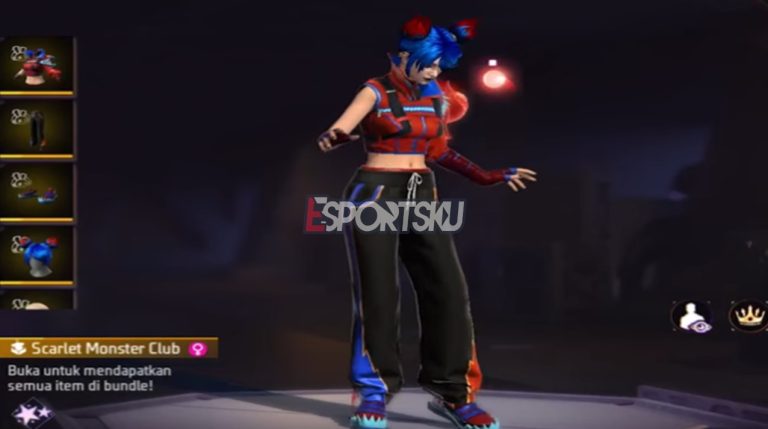 10 Cara Dapatkan Bundle Cobalt dan Scarlet Monster Club Free Fire (FF ...