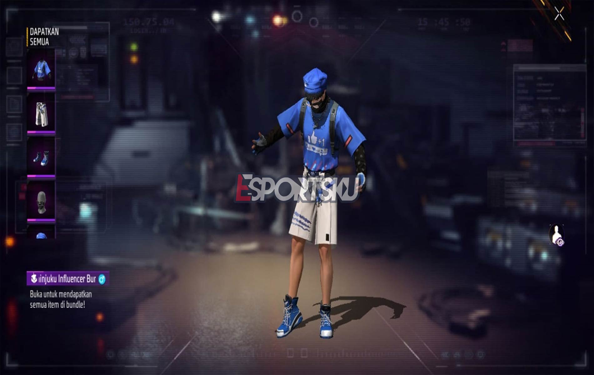 Harga Bundle Shinjuku Influencer Epic Free Fire (FF) – Esportsku
