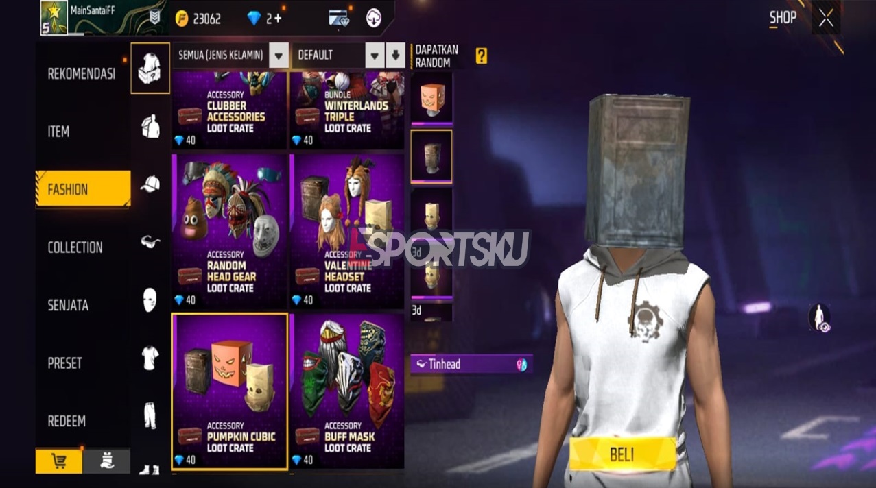 5 Cara Dapatkan Topeng Kaleng Krupuk Free Fire (FF) – Esportsku