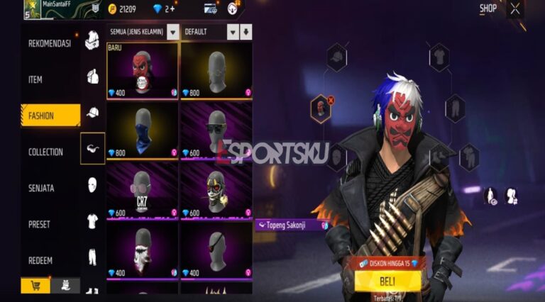 5 Cara Dapatkan Topeng Sakonji Demon Slayer Free Fire (FF) – Esportsku