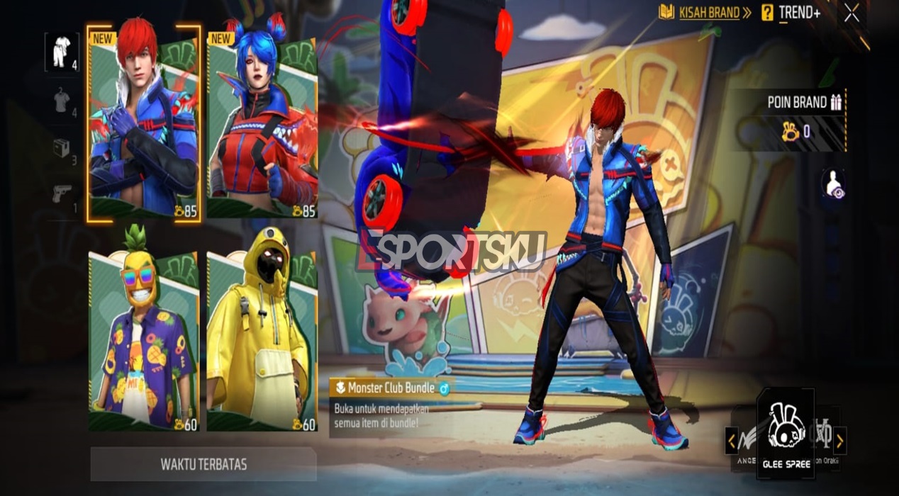 Inilah Total Harga Bundle Cobalt Monster Club Mythic Free Fire (FF ...