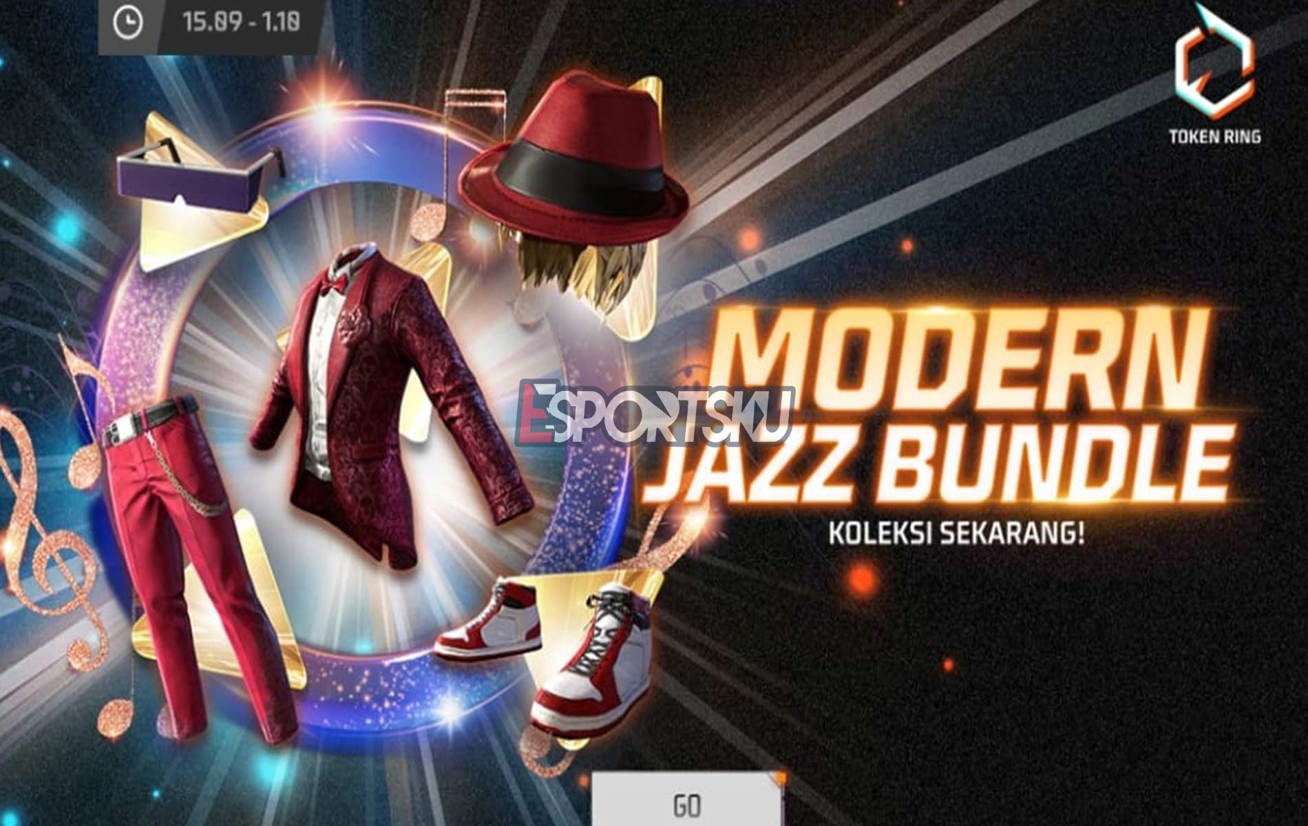 Segini Total Harga Bundle Modern Jazz Epic Free Fire (FF), Item Langka ...