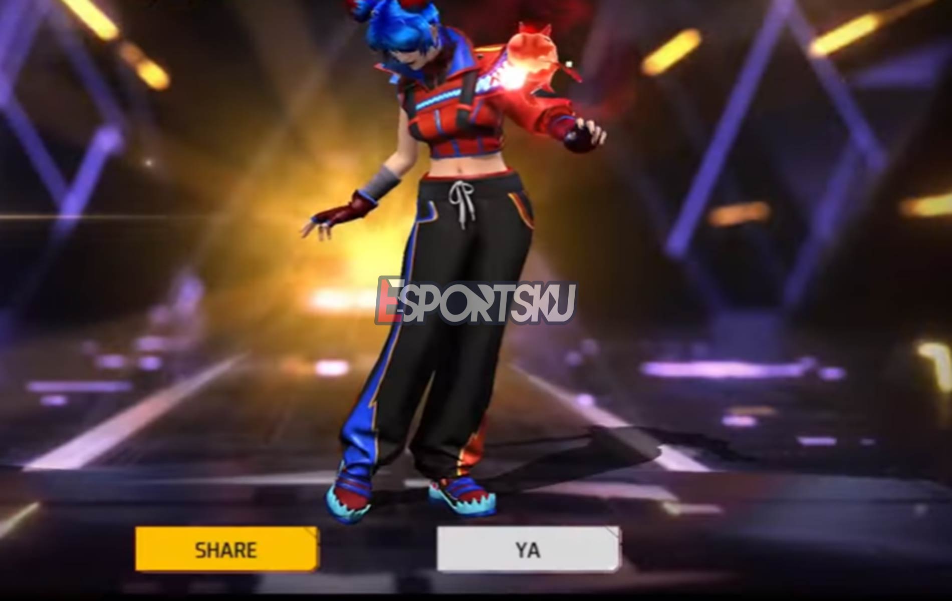 Harga Bundle Scarlet Monster Club Mythic Free Fire (FF) – Esportsku