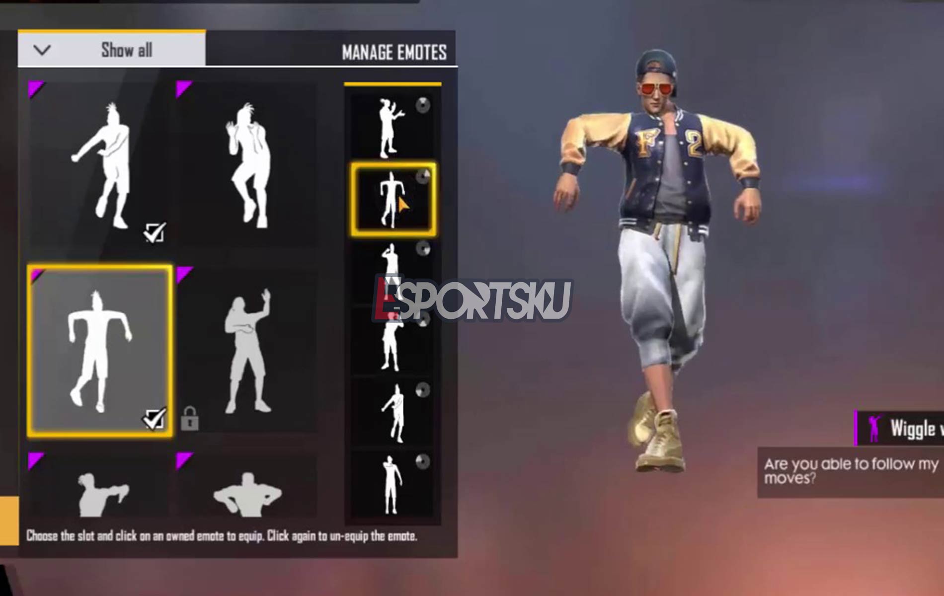 Segini Total Harga Emote Wiggle Walk Epic Free Fire (FF) yang Viral ...