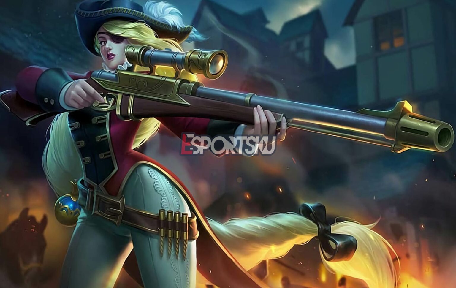 Tampilan Skin Collector Lesley Falcon Mistress Mobile Legends (ML ...