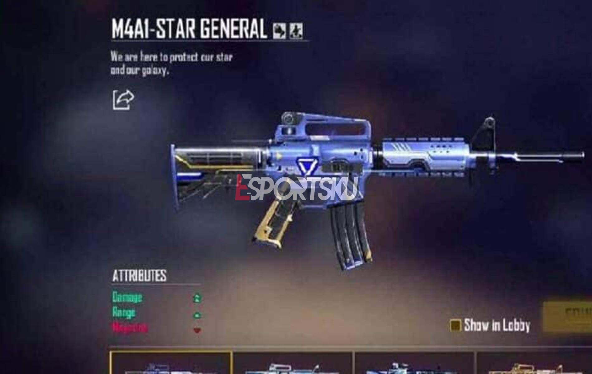 Harga Skin M4A1 Star Soul Epic Free Fire (FF) – Esportsku