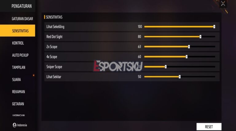 Sensitivitas Letda Hyper FF Terbaru 2023, Auto Licin Saat Aim! – Esportsku