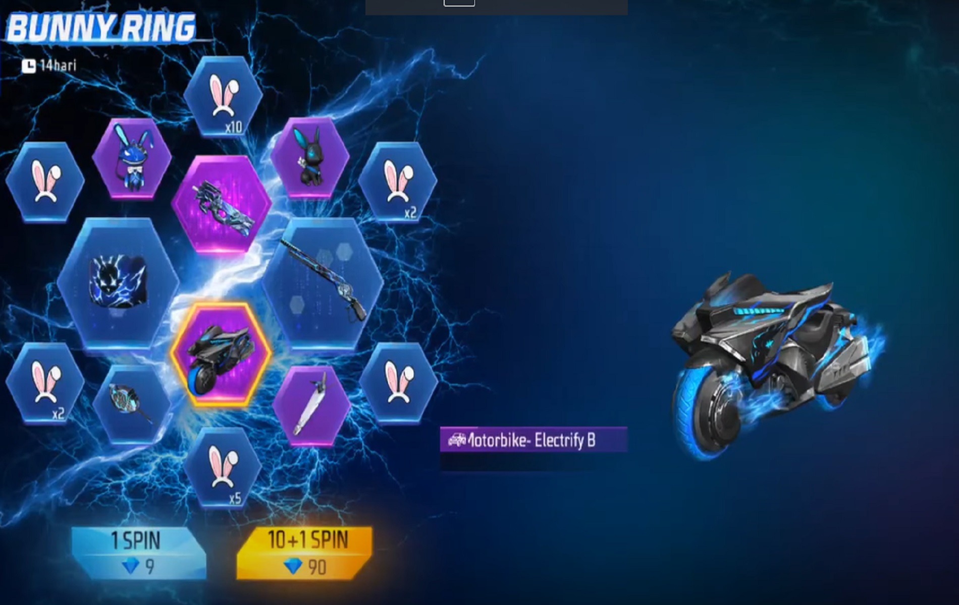 Bunny Ring Rabbit Event Prizes Free Fire (FF) - Esports