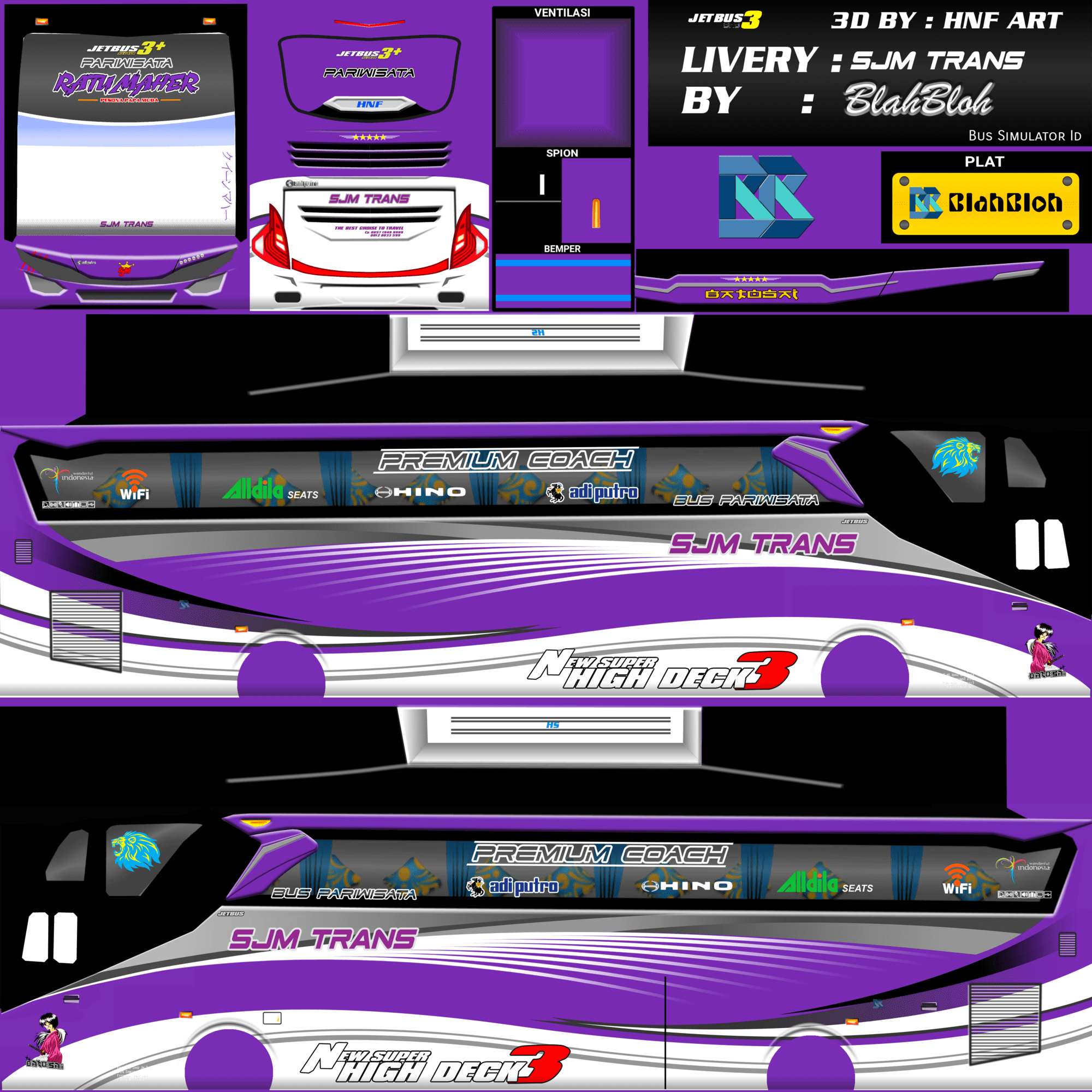 19+ Livery BUSSID Ratu Maher Series SJM Trans Keren, Ini Daftarnya ...
