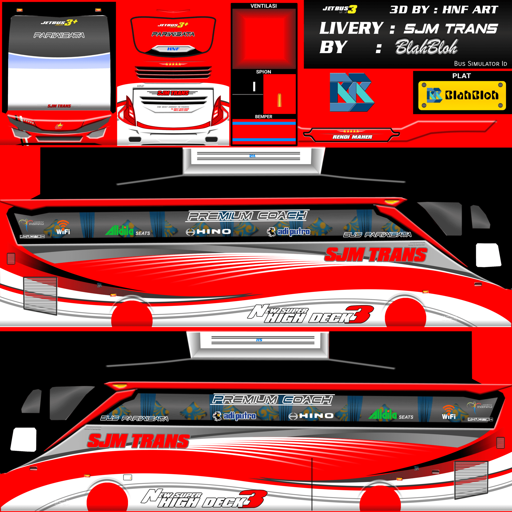 19+ Livery BUSSID Ratu Maher Series SJM Trans Keren, Ini Daftarnya ...