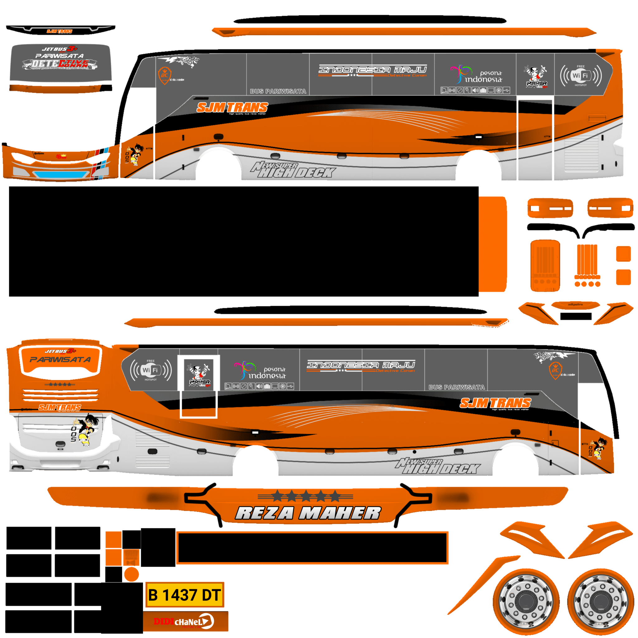 19+ Livery BUSSID Ratu Maher Series SJM Trans Keren, Ini Daftarnya ...