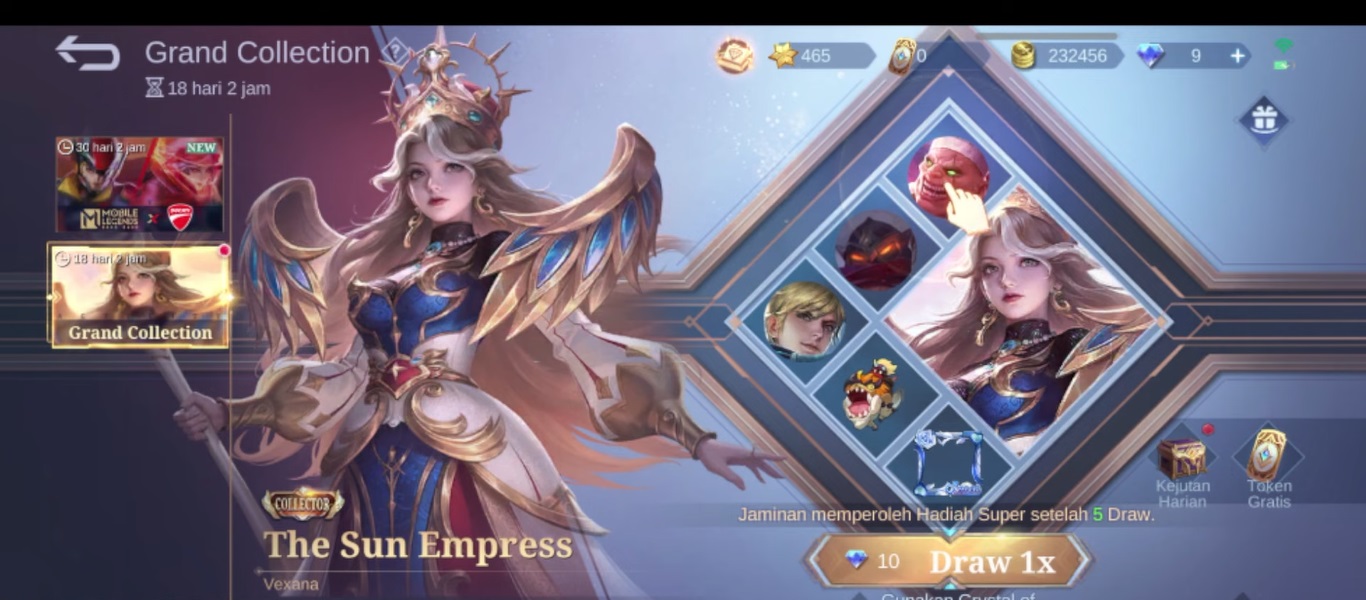 Drop Rate Grand Collection Vexana Mobile Legends (ML) – Esportsku