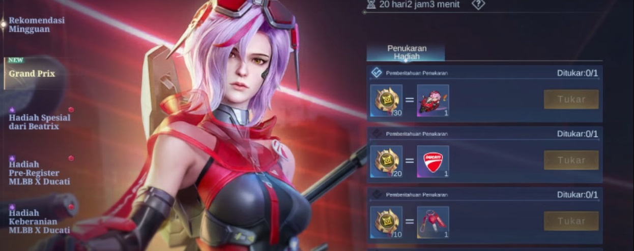When will the Ducati Grand Prix event be released Mobile Legends (ML ...