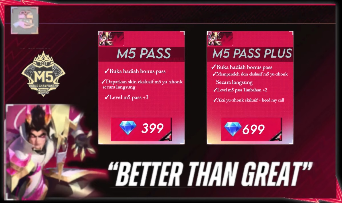 Berapa Harga Skin M5 Yu Zhong Mobile Legends (ML)? – Esportsku