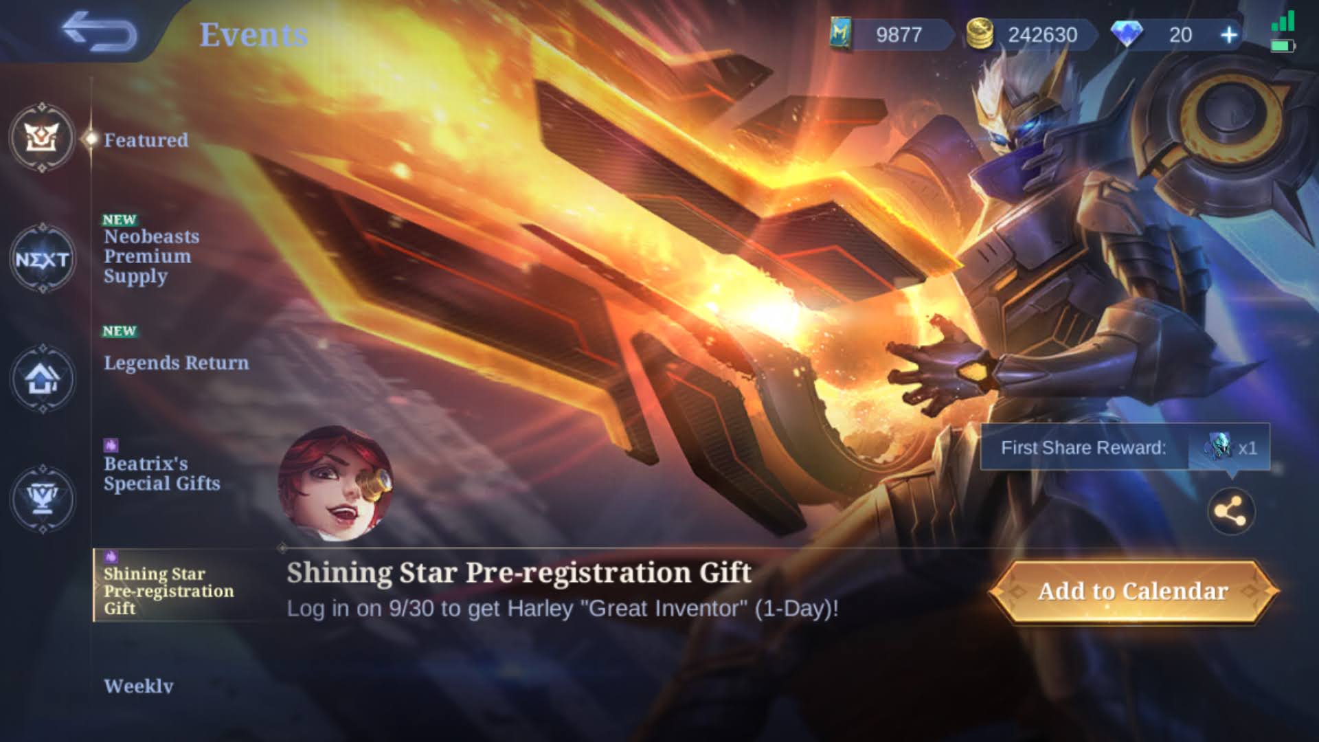 Are there Free Shining Star Draw Tokens in Mobile Legends (ML)? - Esports
