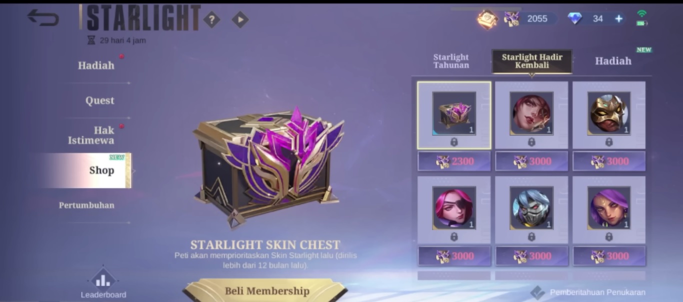 Update Starlight Shop November 2023 Mobile Legends (ML) - Esports