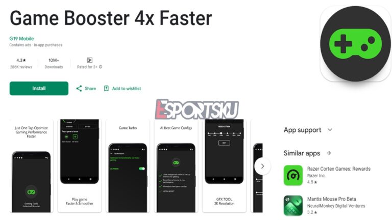 Booster 4x Faster FF, Atasi Free Fire yang Lag! – Esportsku