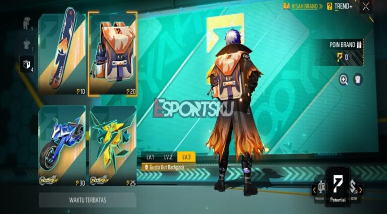 Backpack Trend Potential Free Fire (FF), Ini Cara Dapatkan dan Harganya ...