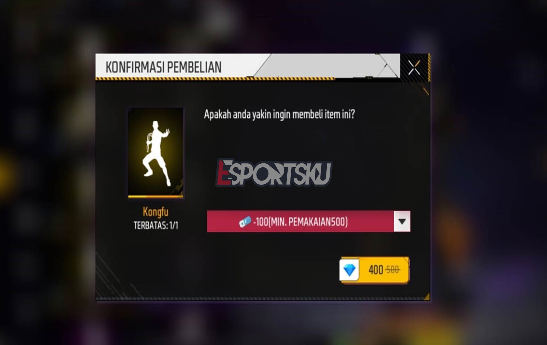 5 Cara Dapatkan Emote Kongfu Free Fire (FF) – Esportsku