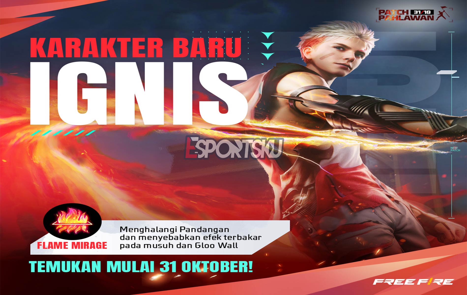 5 Tips Menggunakan Karakter Ignis Free Fire (FF) – Esportsku