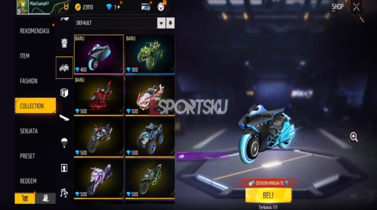 5 Cara Dapatkan Skin Motorbike Deep Galaxy Free Fire (FF) – Esportsku