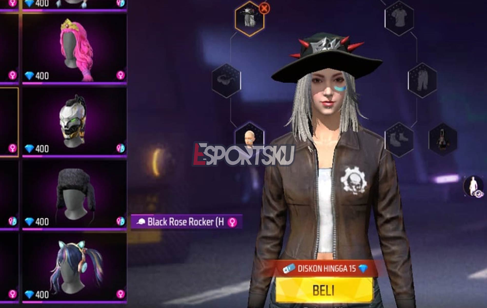 5 Cara Dapatkan Topi Rocker Black Free Fire (FF) – Esportsku