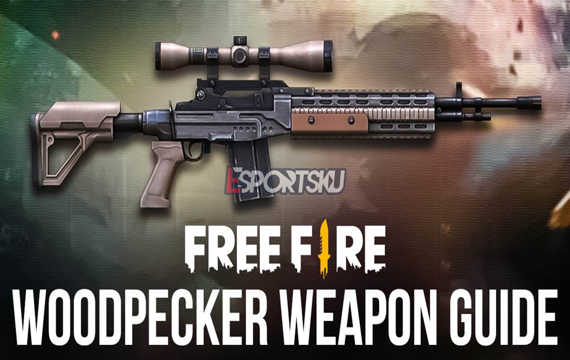5 Kombinasi Senjata Woodpecker Free Fire (FF) – Esportsku