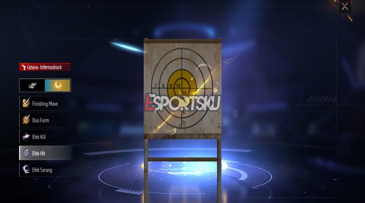 5 Level Evolution Gun Katana Inferno Shock Free Fire (FF), Tanpa Token ...