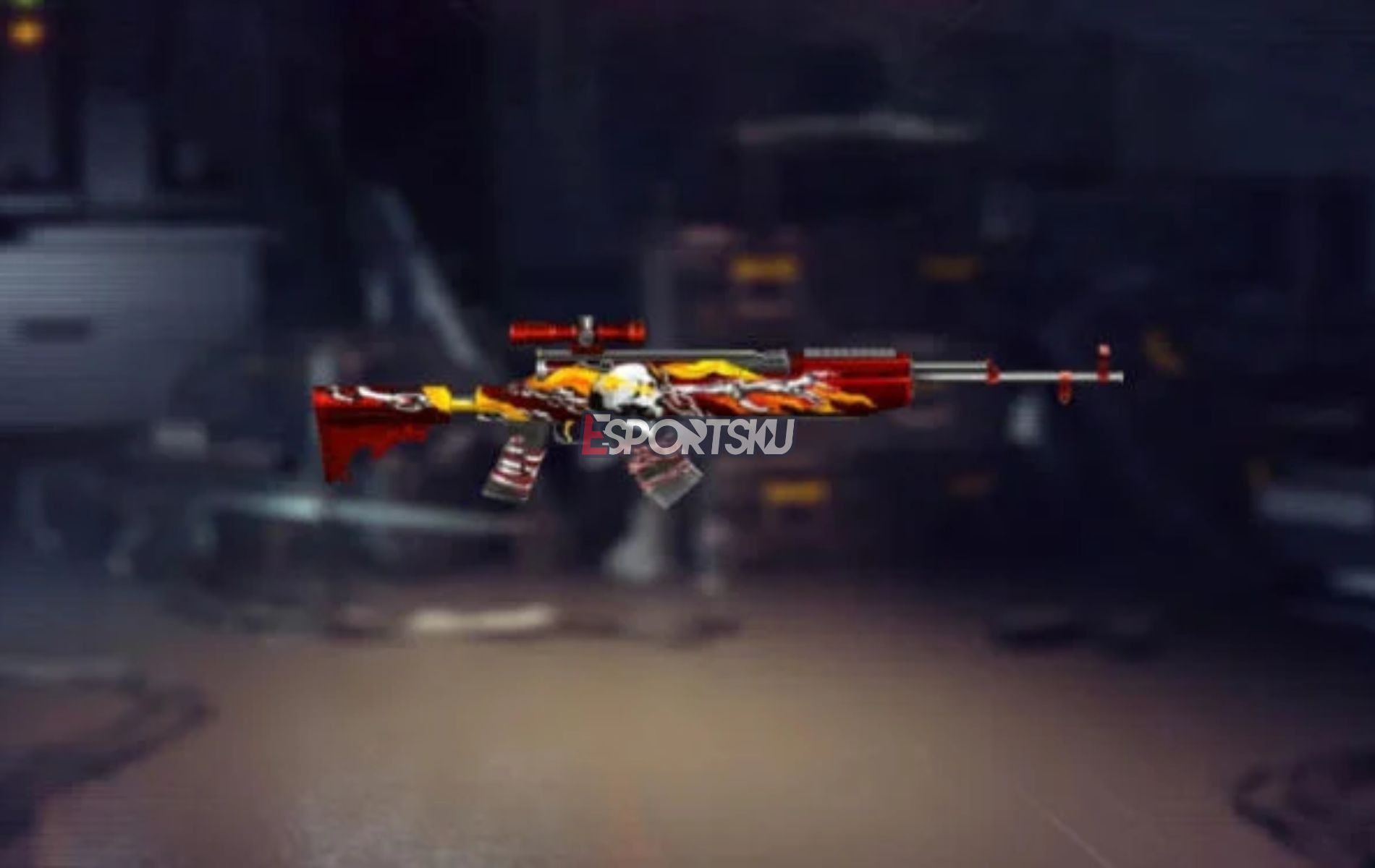 Cara Dapat Skin SKS Flaming Skull Event Brisk Gallop Free Fire (FF ...