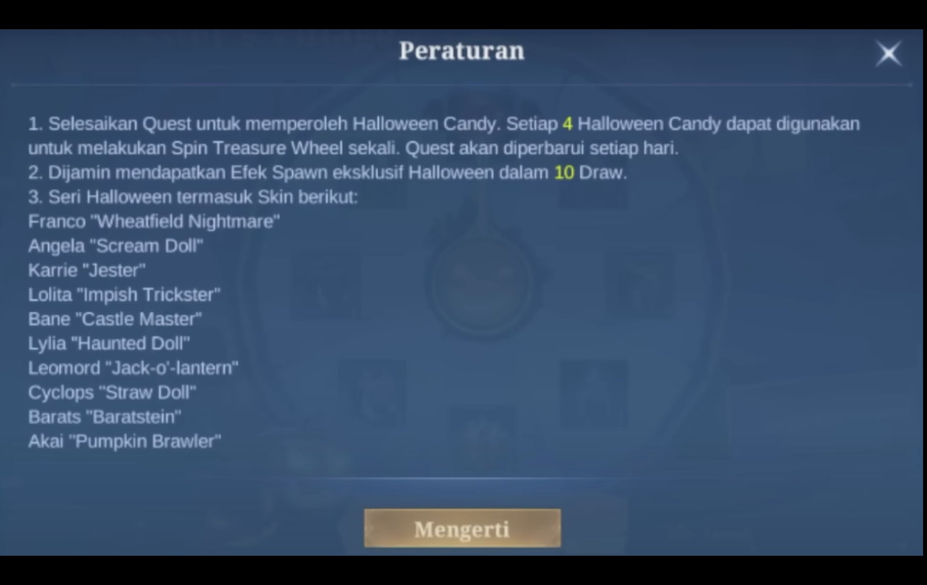 Trickster's Village 2023 Event Prizes in Mobile Legends (ML) - Esports