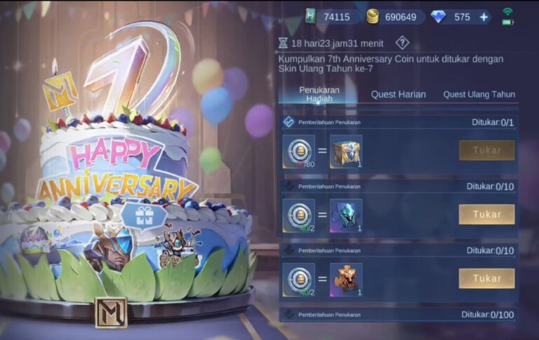 Cara Mendapatkan Anniversary Hero Selection Chest Mobile Legends (ML ...