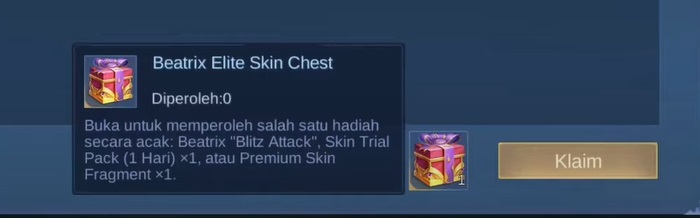 Apa Isi Beatrix Elite Skin Chest Mobile Legends (ML)? – Esportsku