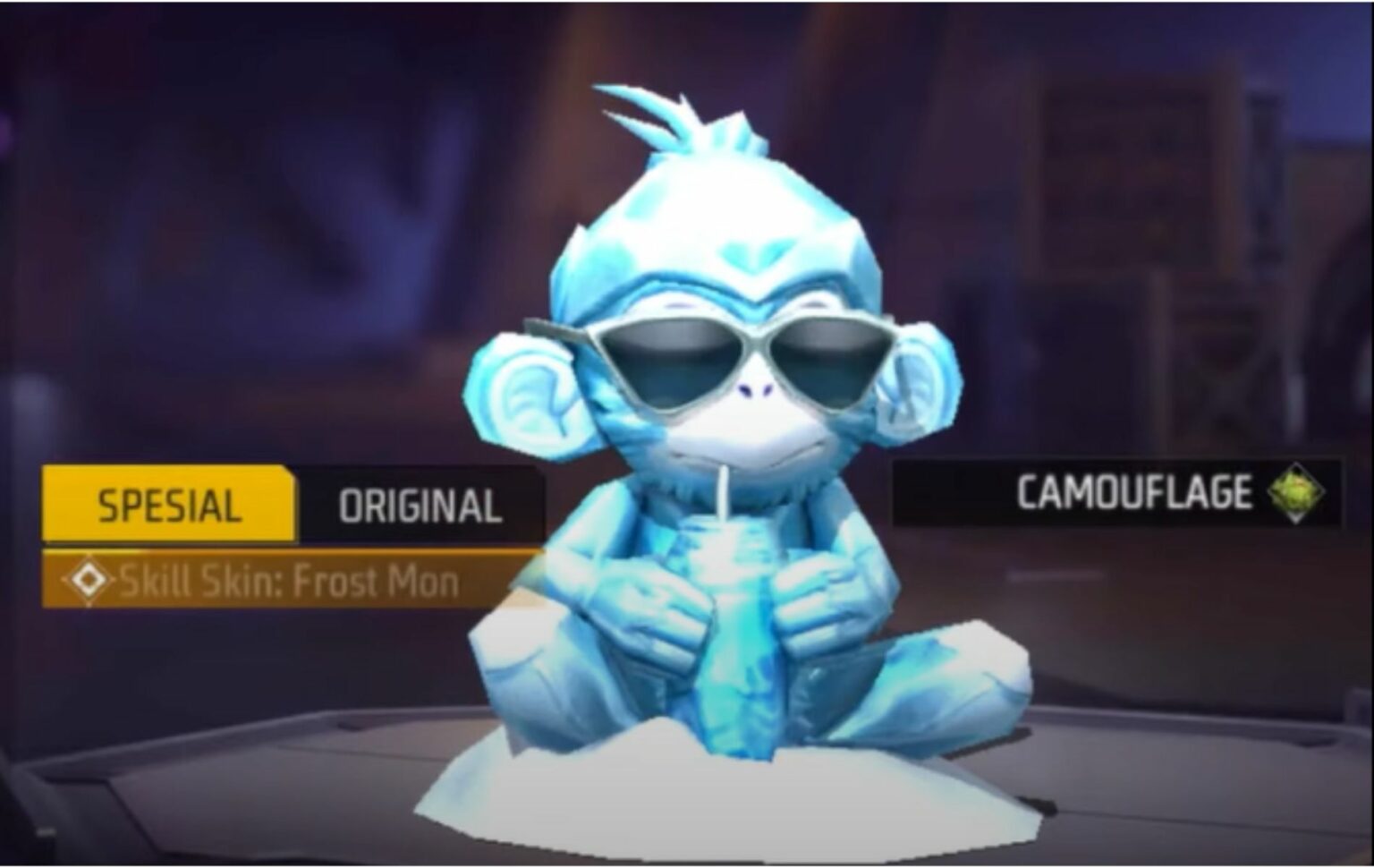 Skill Wukong Camouflage Frost Monkey Free Fire (FF) – Esportsku