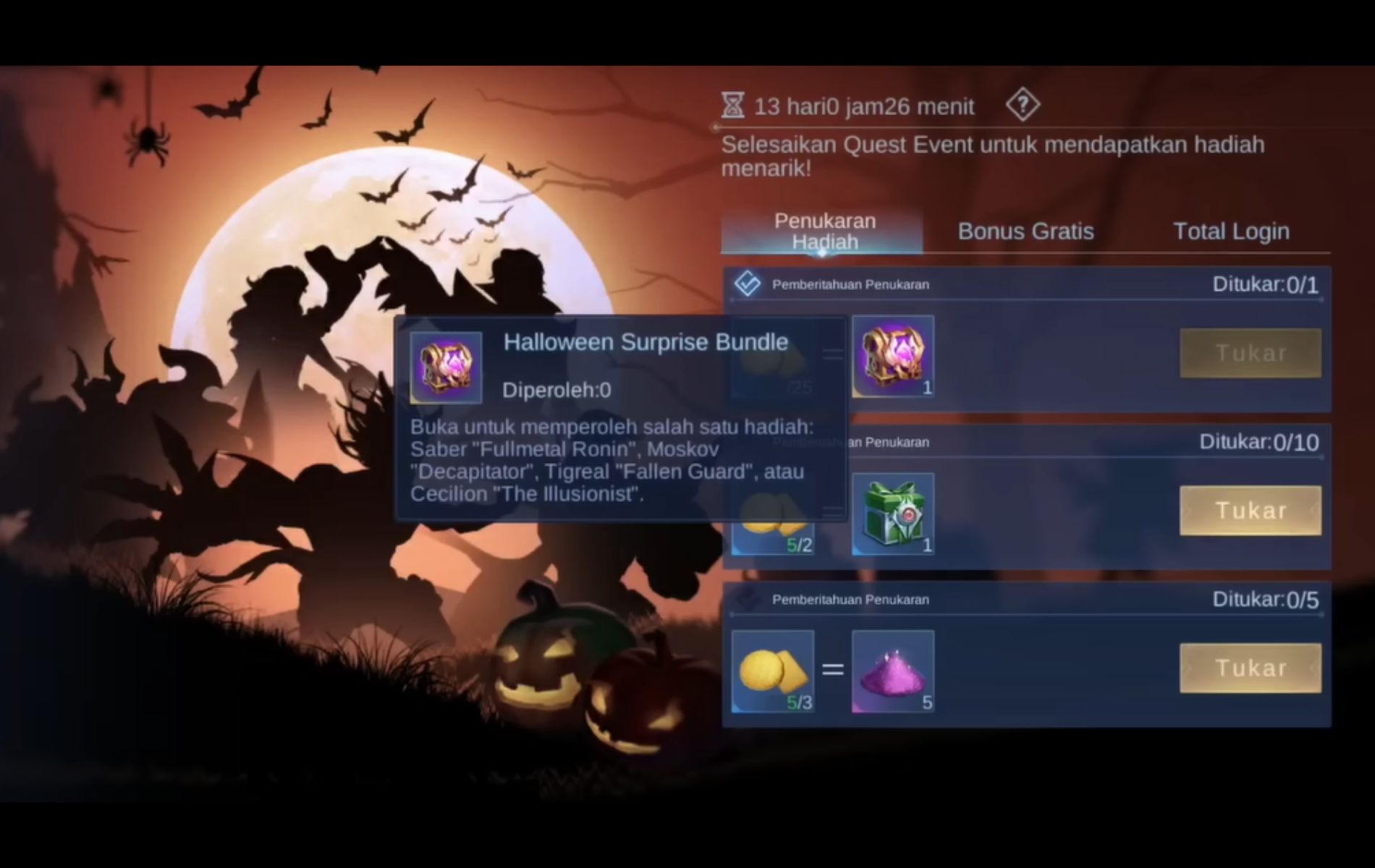 Apa Isi Halloween Suprise Bundle Mobile Legends (ML)? – Esportsku