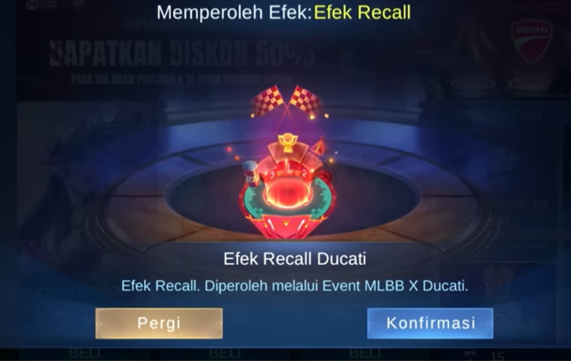 Berapa Diamond Efek Recall Ducati Mobile Legends (ML)? – Esportsku