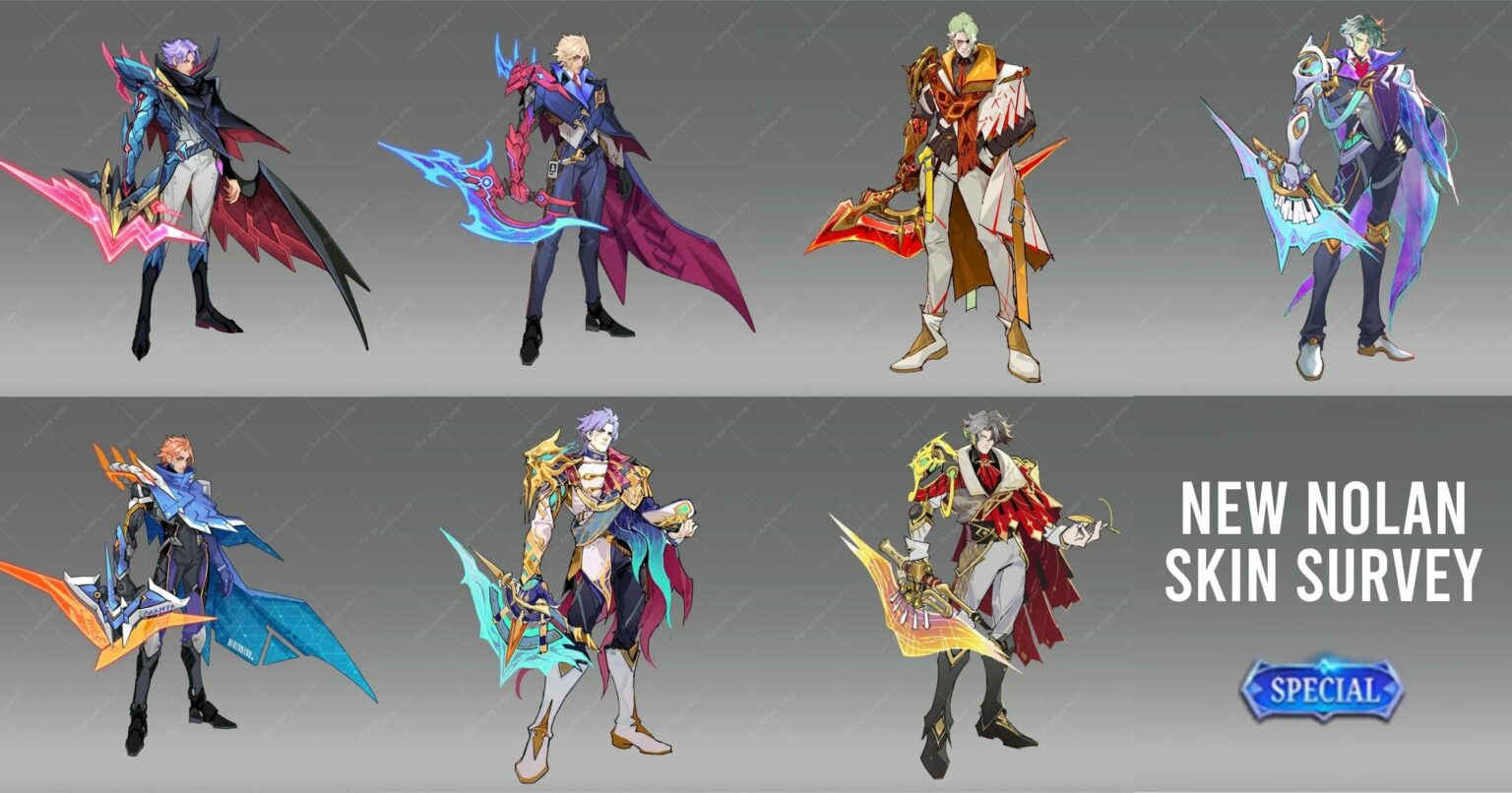 Survey Skin Special Nolan Raven Assassin Mobile Legends (ML) – Esportsku