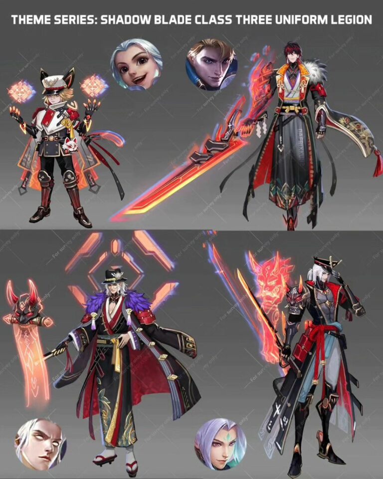 Survey Skin Squad Shadow Blade Class Mobile Legends (ML) – Esportsku