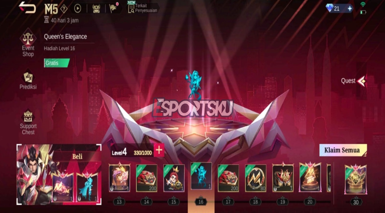 5 Cara Dapatkan Action Emote Queen's Elegance Mobile Legends (ML ...