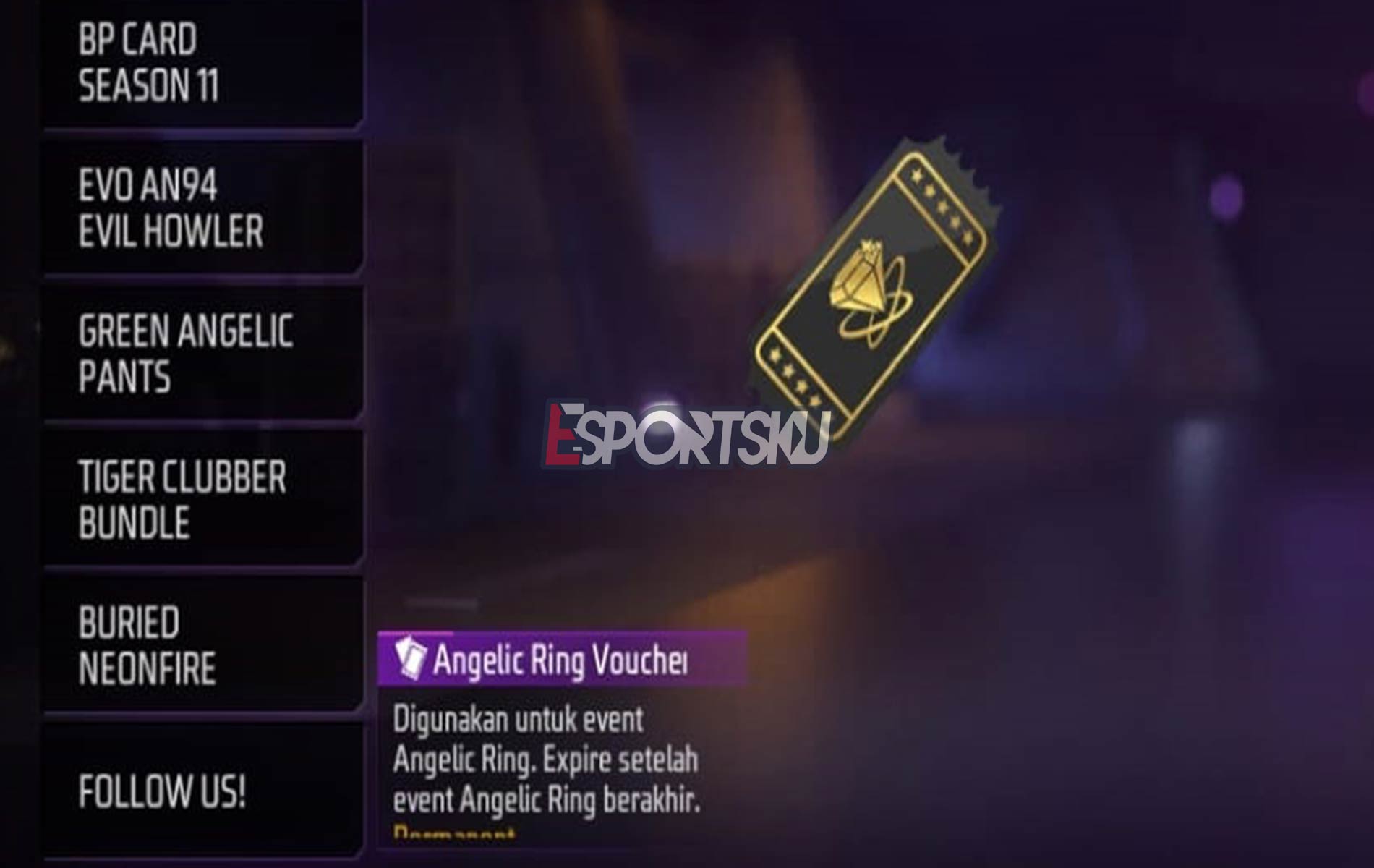 5 Cara Dapatkan Angelic Ring Voucher Free Fire (FF) – Esportsku