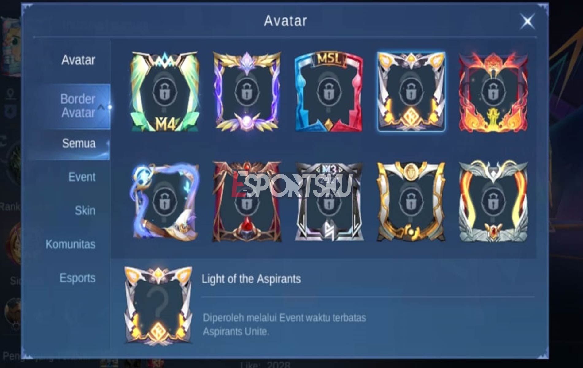 5 Cara Dapatkan Border Avatar Light of The Aspirants Mobile Legends (ML ...