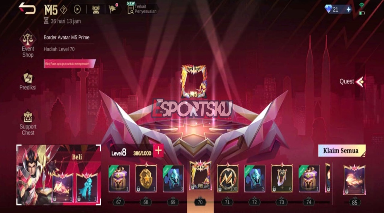 5 Cara Dapatkan Border Avatar M5 Prime Mobile Legends (ML) – Esportsku