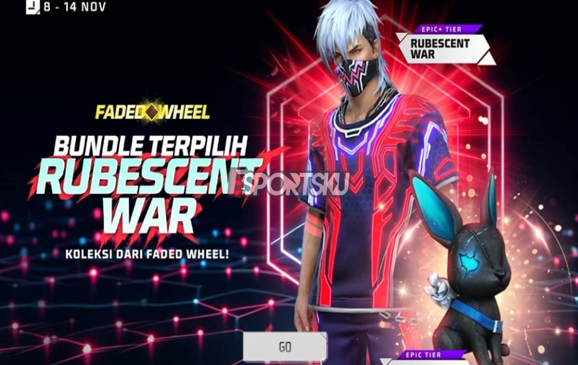 5 Cara Dapatkan Bundle Rubescent War Free Fire (FF) – Esportsku